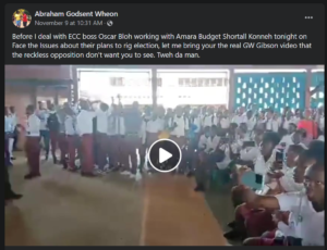 Fact Check: Video Shared by Abraham Wheon Is Not Samuel Tweah’s Visit ...