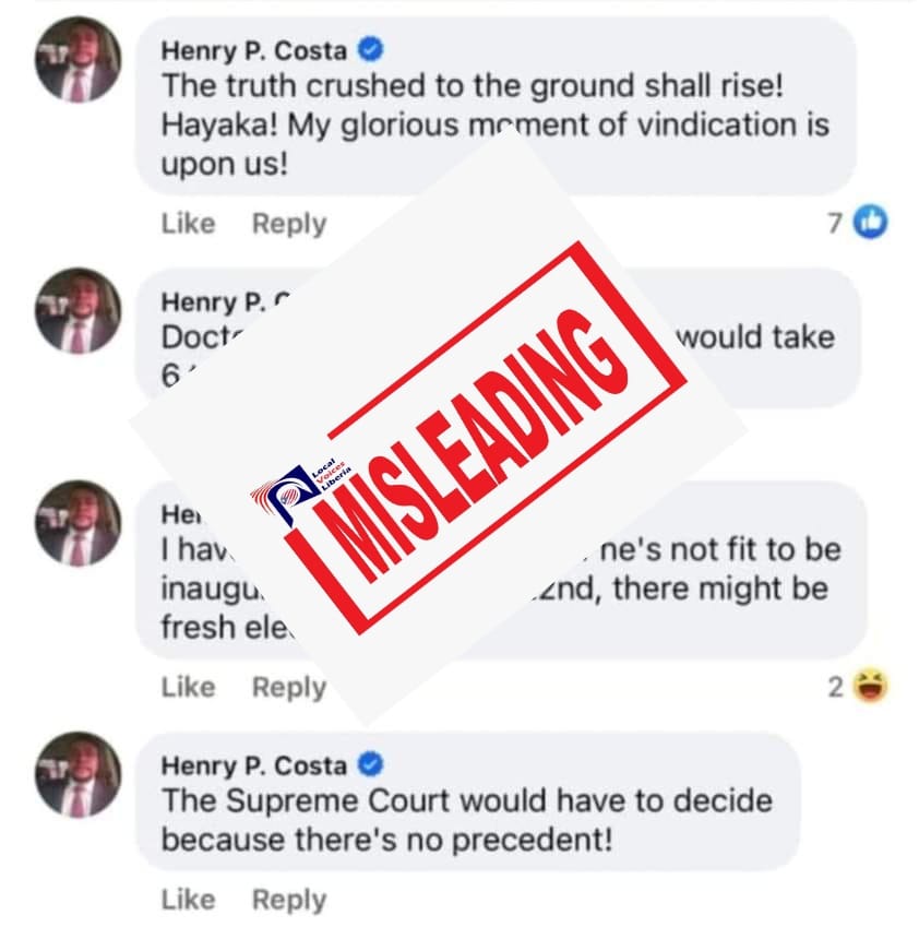 Purported Claim By Henry Costa is Misleading: Constitution Does Not ...
